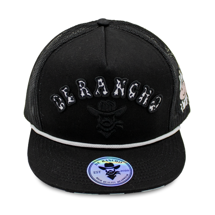 De Rancho Cow Print (Black) DR080 – deranchobrand